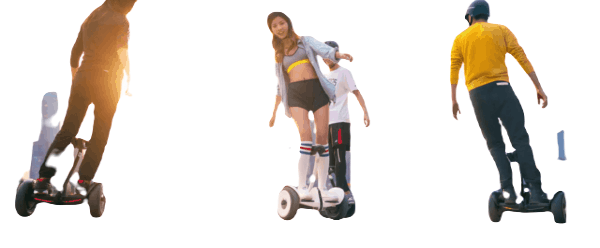 Self Balancing 10 inch Mini Robot Scooter with Bluetooth & Handle – Bl ...