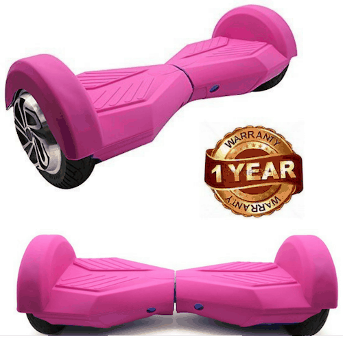 8 Inch Hoverboards Skin Cover – Protective Rubber Case – Pink ...